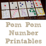 Pom Pom Number Printables