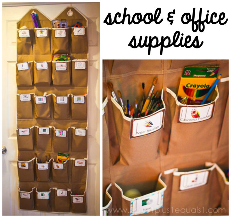 Project Simplify ~ Homeschool Storage Room - 1+1+1=1