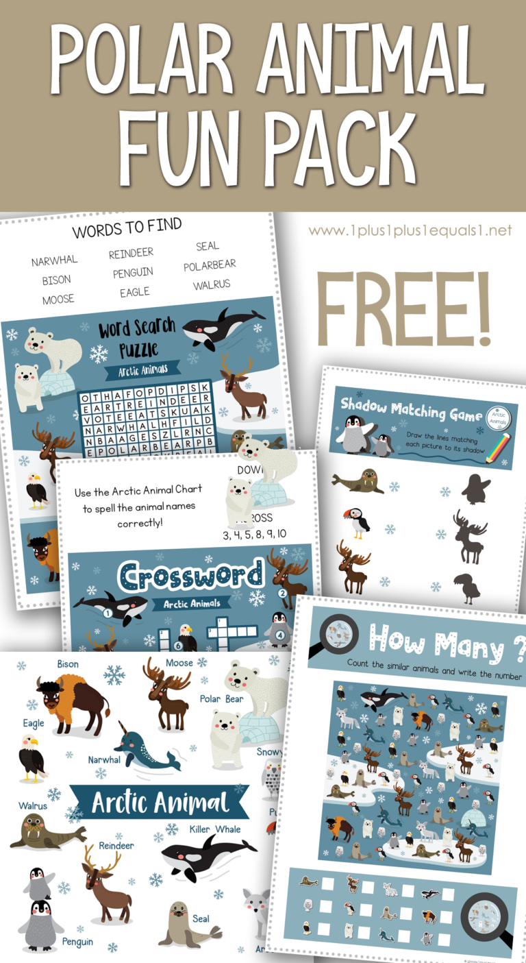 Polar Animal Fun Pack - 1+1+1=1