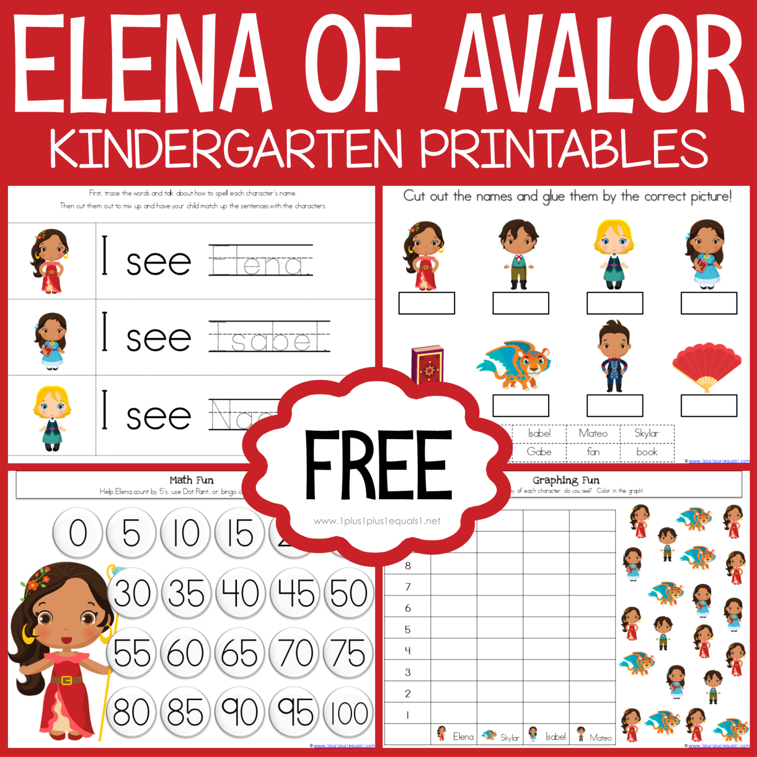 Kindergarten Printables Archives - Page 2 of 3 - 1+1+1=1