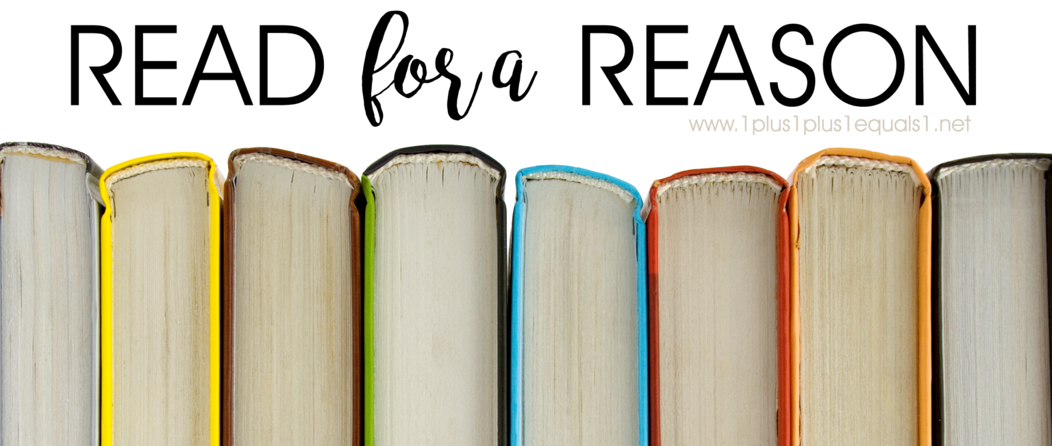 Read for a Reason - Free Printables - 1+1+1=1