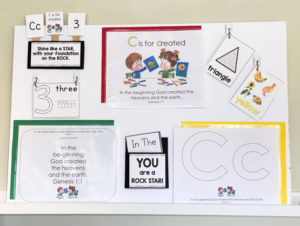 Letter C Learning in Action - 1+1+1=1