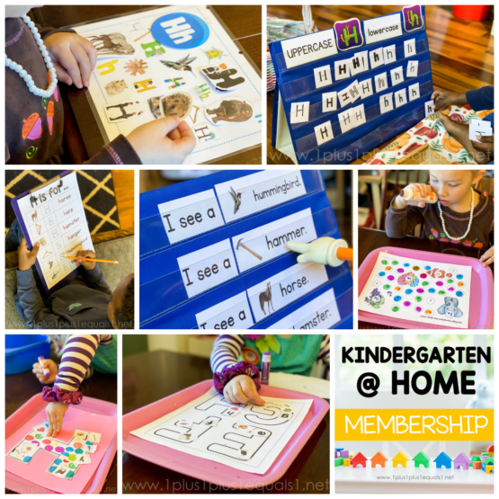 Letter H Learning in Action - 1+1+1=1