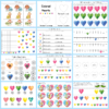 Love Theme Kindergarten Printables - 1+1+1=1