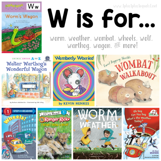 Letter W Printables, Books, & Ideas - 1+1+1=1