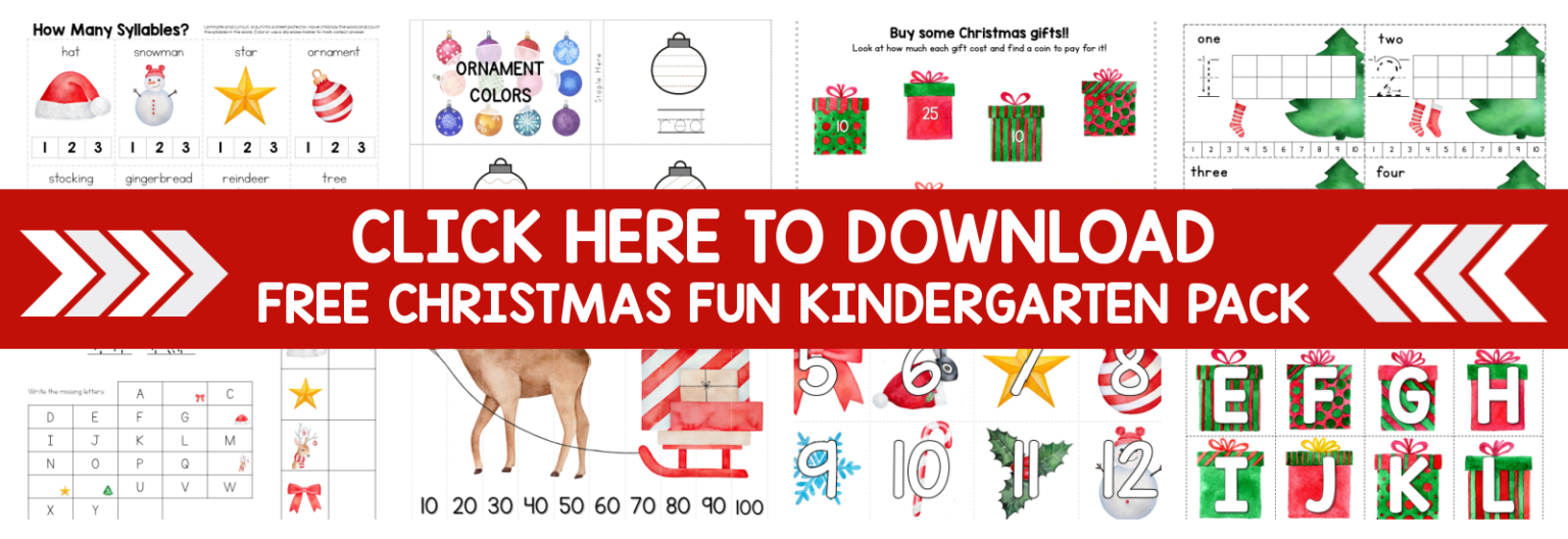 Christmas Printables for Kids ~ Kindergarten Christmas Fun - 1+1+1=1