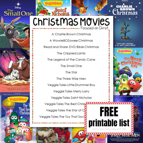 Christmas Movies for Kids focused on Jesus - 1+1+1=1