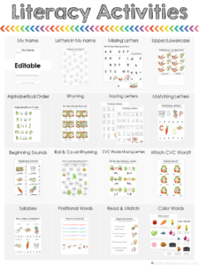 Garden Theme Kindergarten No Prep Activity Pack for June - 1+1+1=1