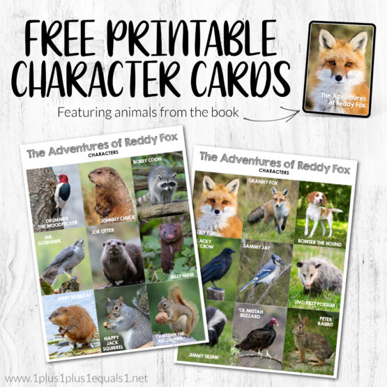 Mommy and Baby Animals ~ Matching Printables {free} - 1+1+1=1
