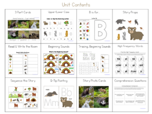 Bear Wants More Kindergarten Literature Unit - 1+1+1=1