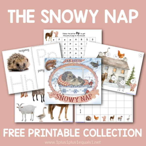The Mitten - Free Printable Collection - 1+1+1=1